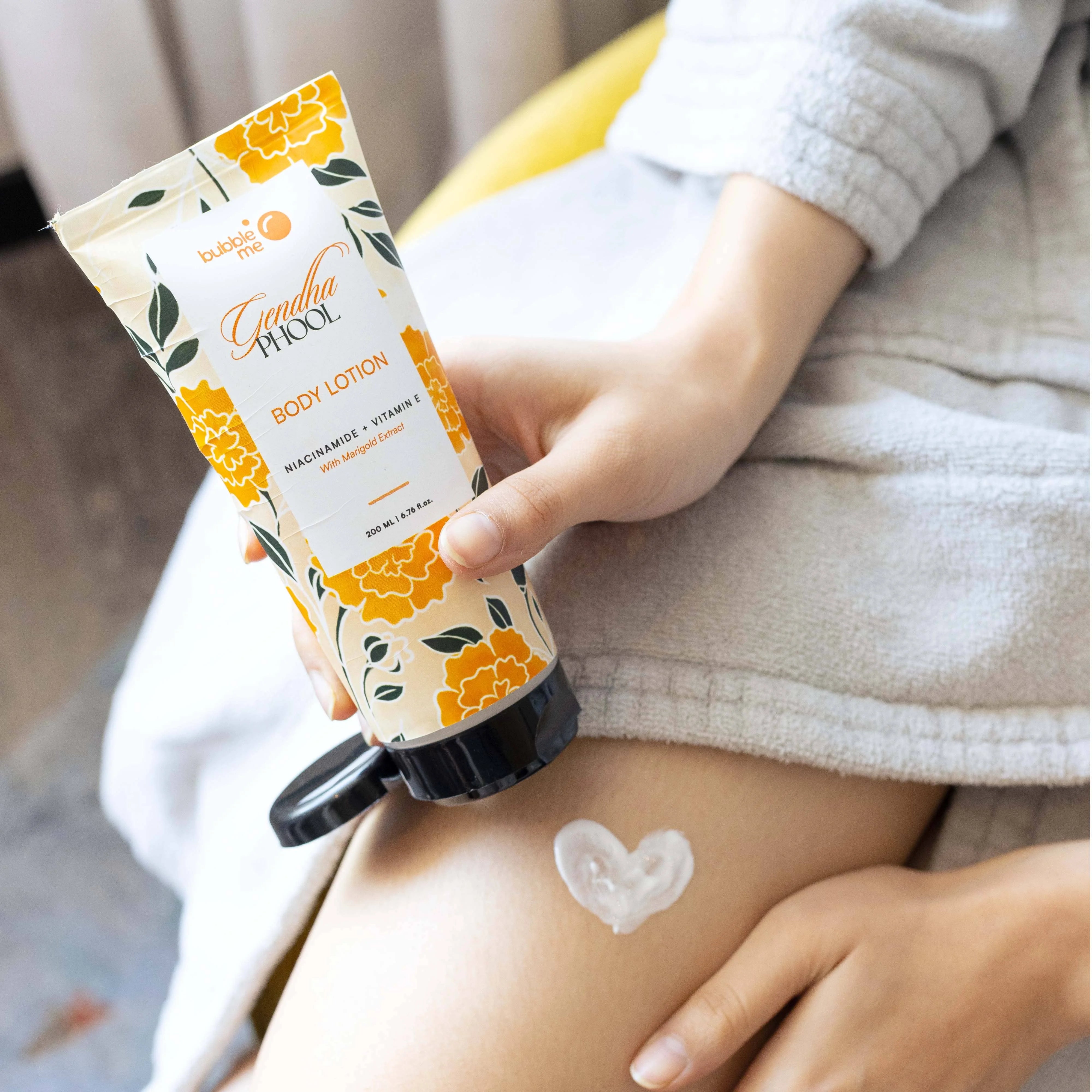 Buy Genda Phool Body Lotion Online - For All Skin Types – Bubble Me