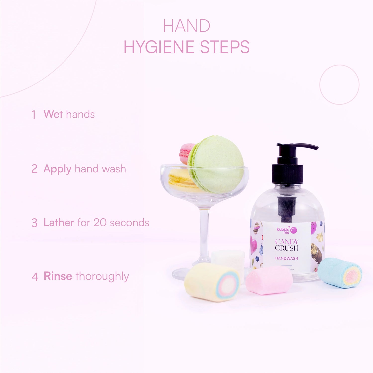 Buy Candy Crush Hand Wash with Aloe, Honey & Turmeric – Bubble Me